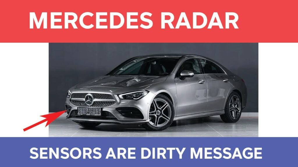 Los sensores de radar sucios en Mercedes: causas y soluciones